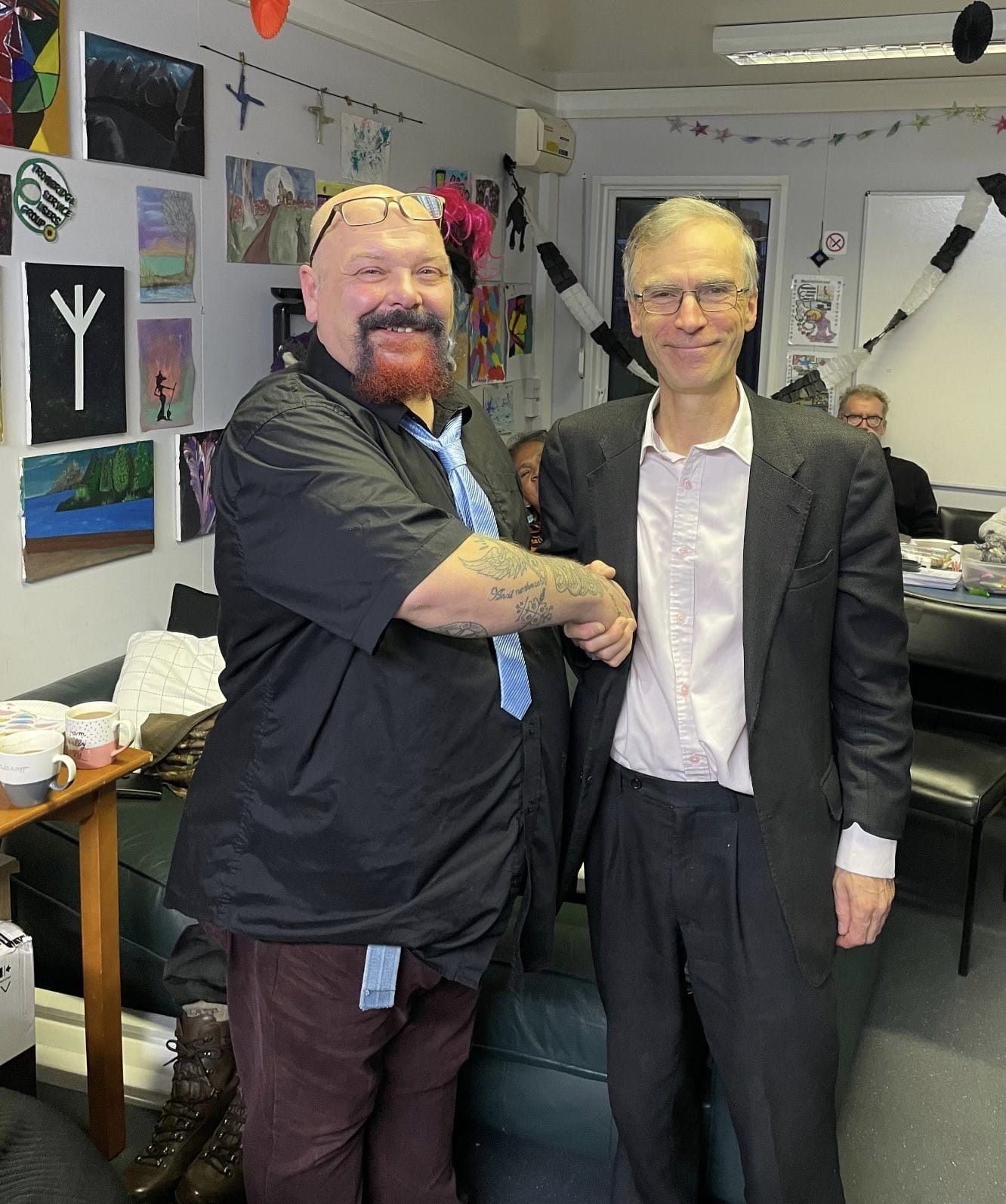 Trowbridge Service User Group Applauds Visit from Rt Hon Dr. Andrew ...